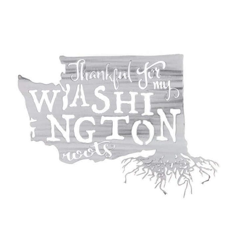 Thankful for My Washington Roots Metal Wall Art - Etsy