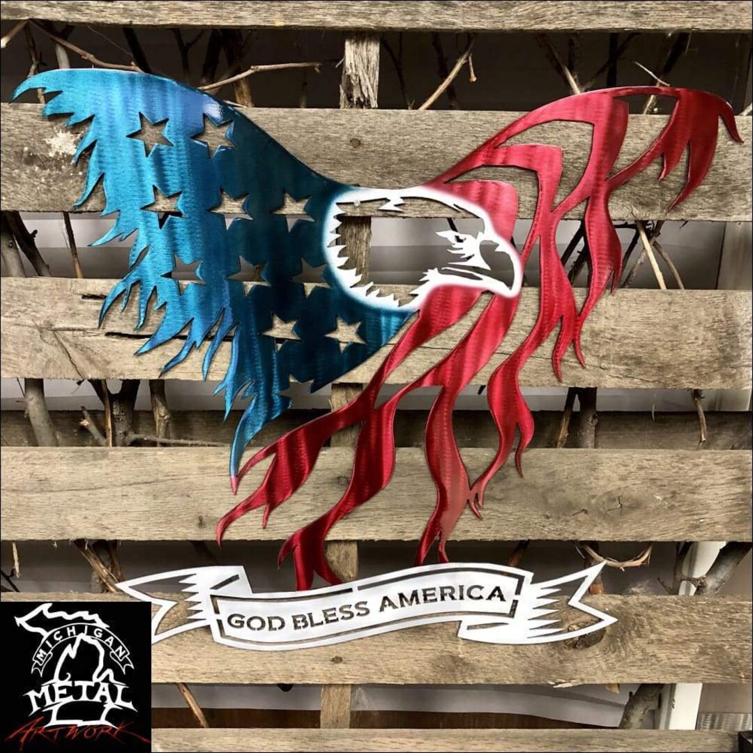 Freedom in Flight Metal Wall Art - Etsy