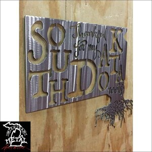 Thankful for My South Dakota Roots Metal Wall Art - Etsy
