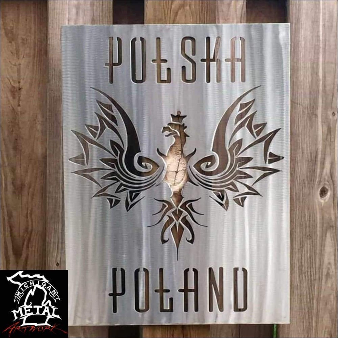 Polish Flag Custom Metal Wall Art - Etsy