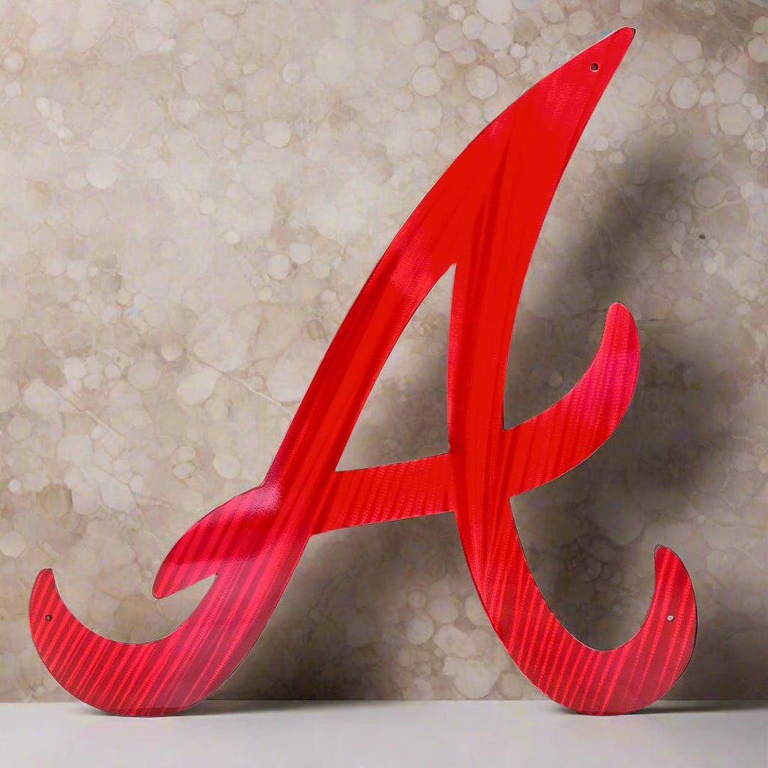 Atlanta Braves Metal Wall Art - Etsy