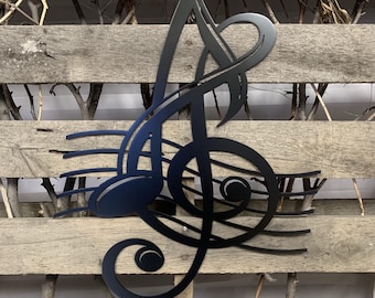 HEARTBEAT (music) Wall Art, Metal Art, Metal Wall Art, Metal Wall Decor ...