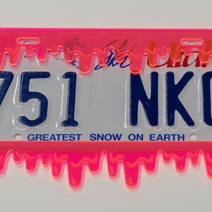 Slime License Plate Frame THICK 1/4 Inch - Etsy