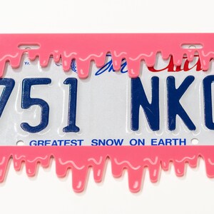 Slime License Plate Frame THICK 1/4 Inch - Etsy