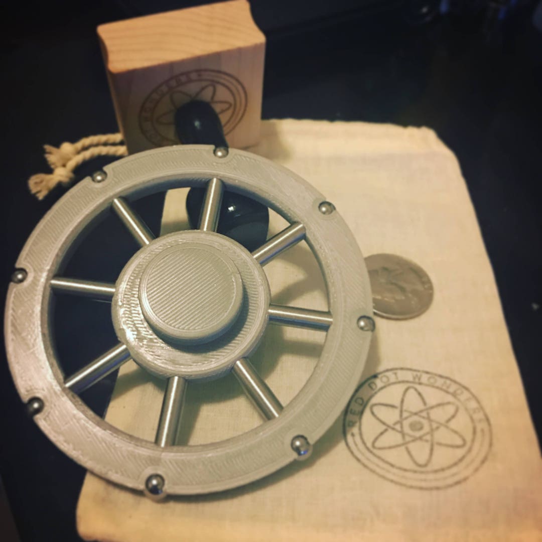 Fidget Spinner the Technical Spinner 3D Printed Toy Fidget - Etsy