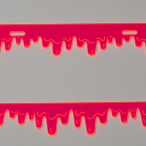 Slime License Plate Frame THICK 1/4 Inch - Etsy