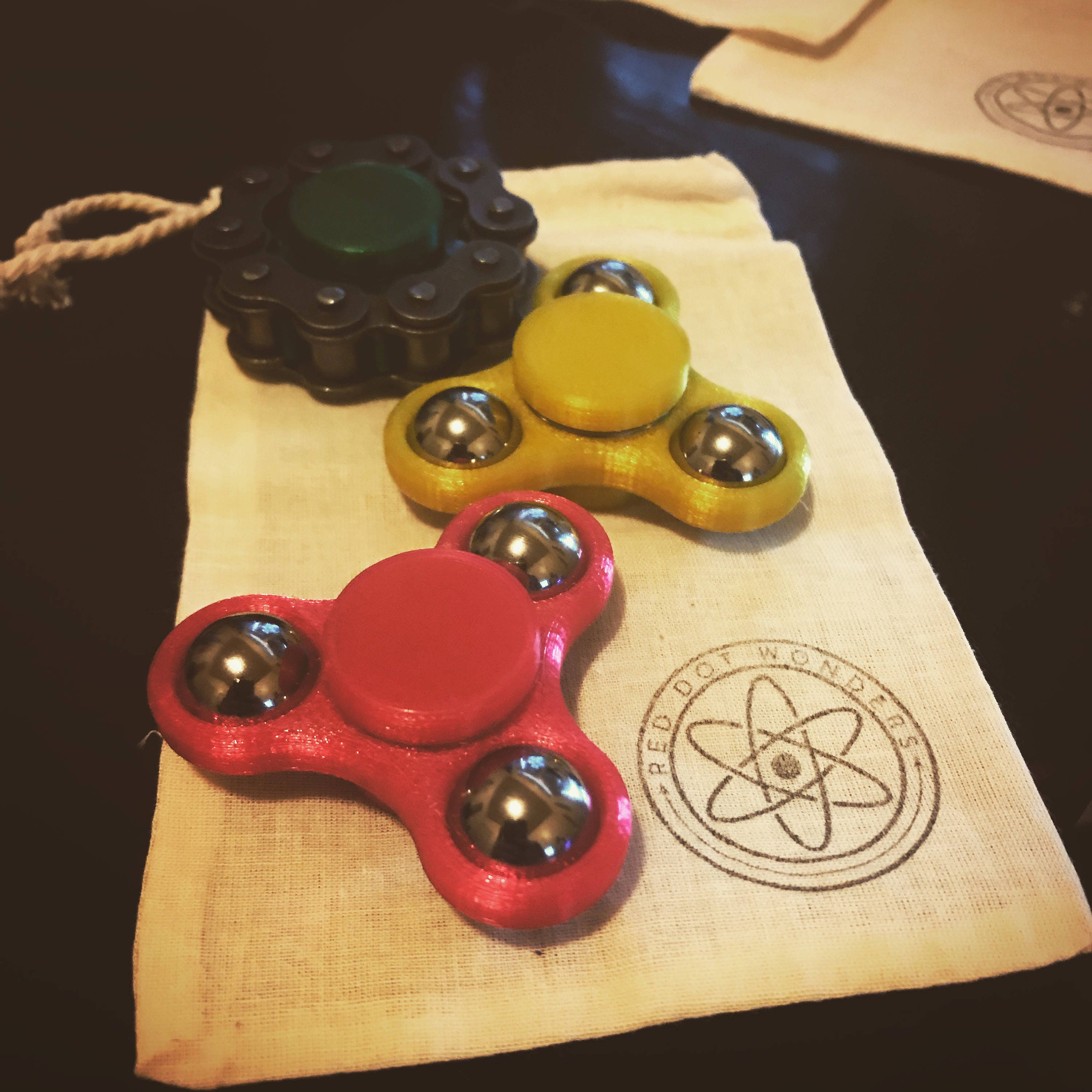 The Mini Cog and Chain EDC Spinner Fidget Spinner Fidget - Etsy