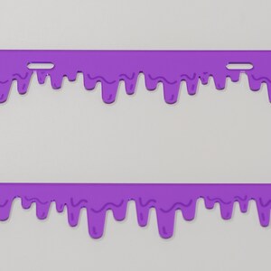 Slime License Plate Frame THICK 1/4 Inch - Etsy