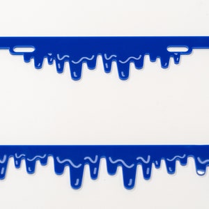 Slime License Plate Frame THICK Version 2 Cutouts for Month/year ...