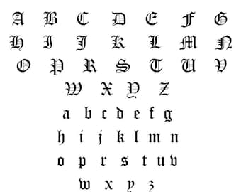 Pick Any 10 Letters Large Block Capital Alphabet Clear Rhinestone Iron ...