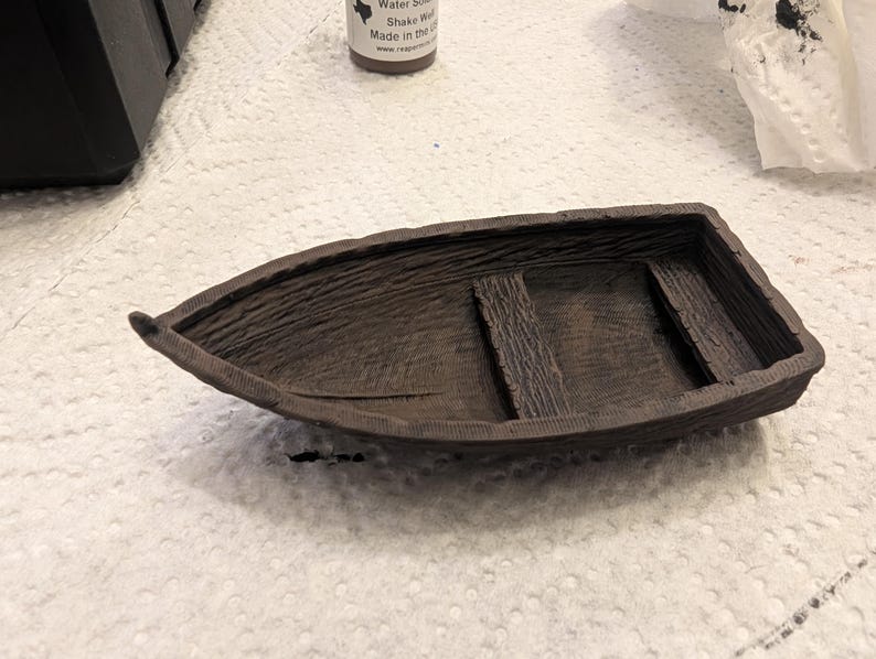 Old Wooden Row-boat Stl File. (digital File Download) - Etsy