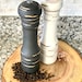 Farmhouse Rustic Distressed 8” Salt Shaker & Pepper Mill Shakers ...