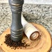 Farmhouse Rustic Distressed 8 Salt Shaker & Pepper Mill Shakers Grinder ...