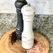 Farmhouse Rustic Distressed 8” Salt Shaker & Pepper Mill Shakers ...