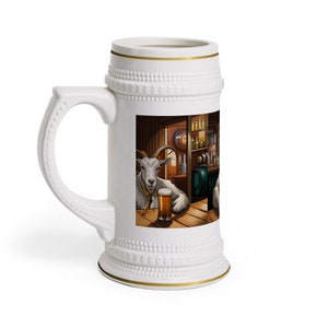 Goat Drinking Beer Stein Mug - Etsy