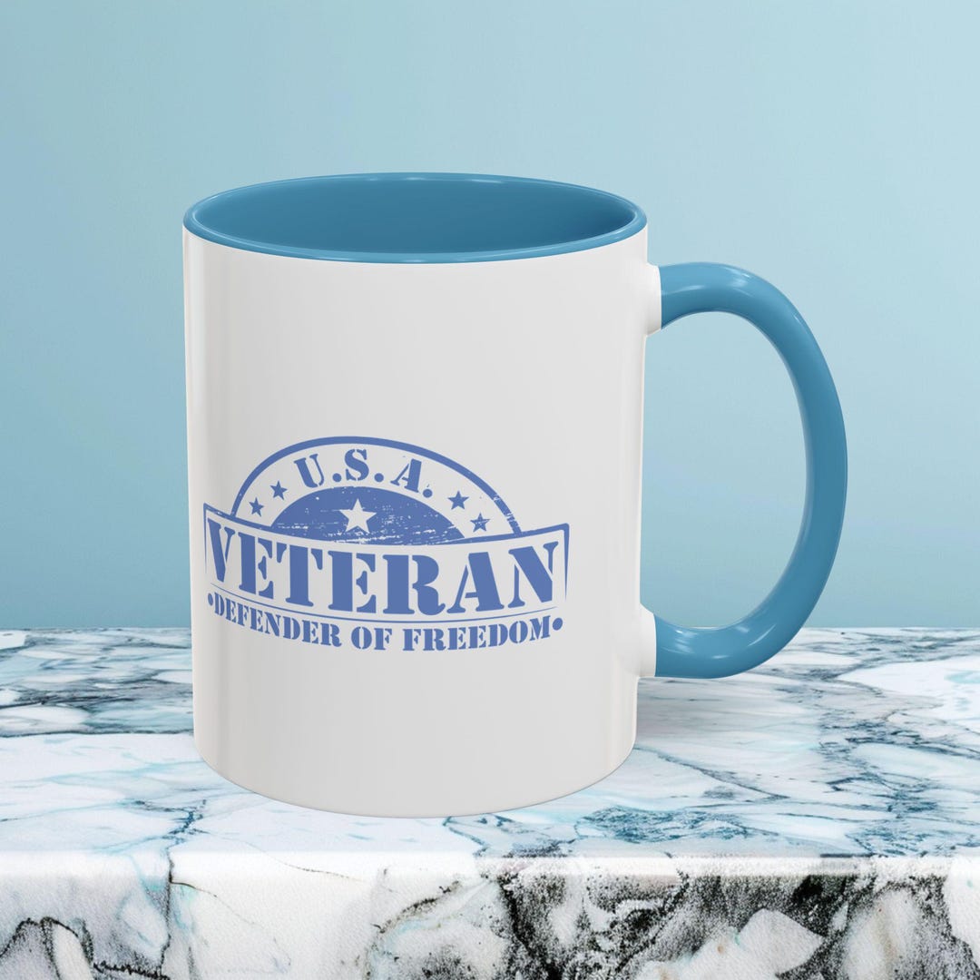 Patriotic Veteran Defender of Freedom Coffee Cup - Etsy