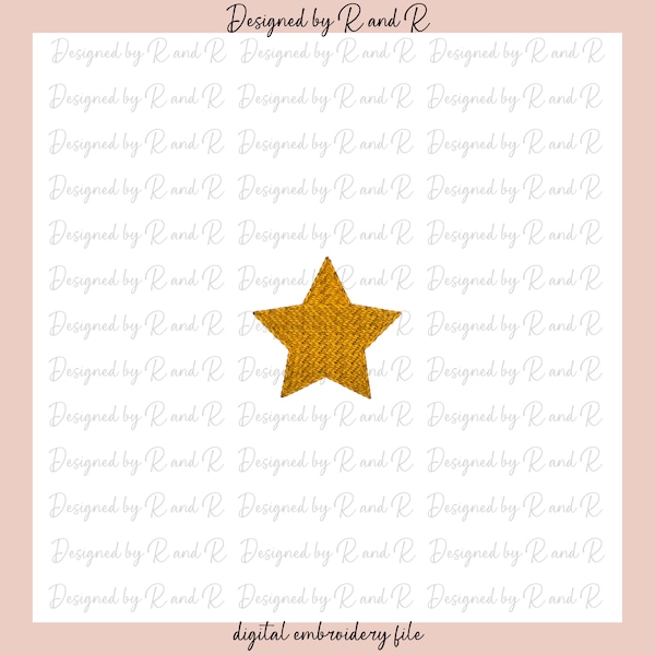 Star Embroidery - Etsy