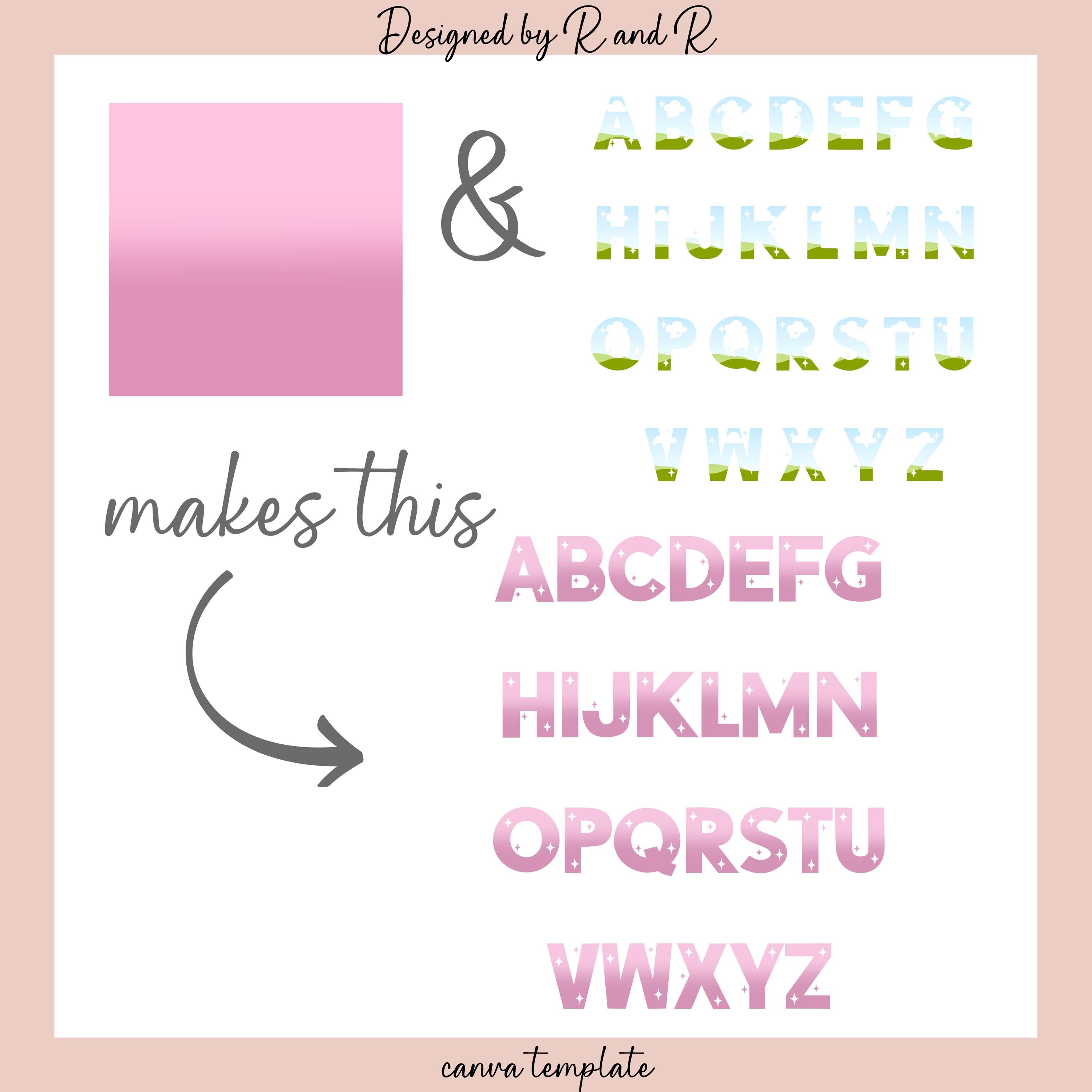 Shimmer Alpha Canva Template From Designed by R and R - Etsy