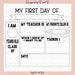 My First Day Of... Cut File Perfect for Back to School Signs From ...