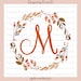 Monogram Fall Wreaths Printable Designs From Designed by R and R - Etsy