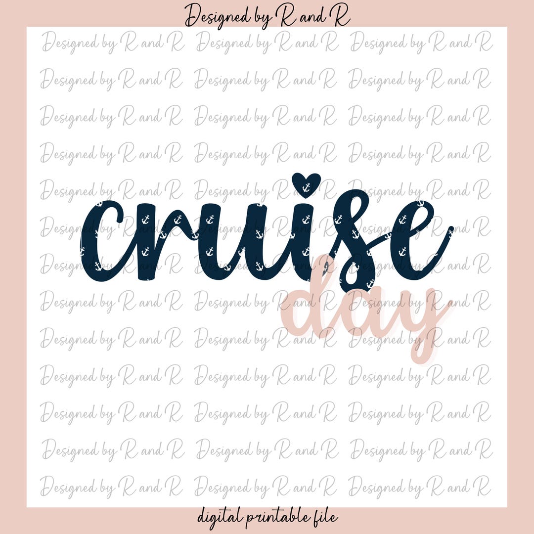 Cruise Day PNG From Designed by R and R - Etsy