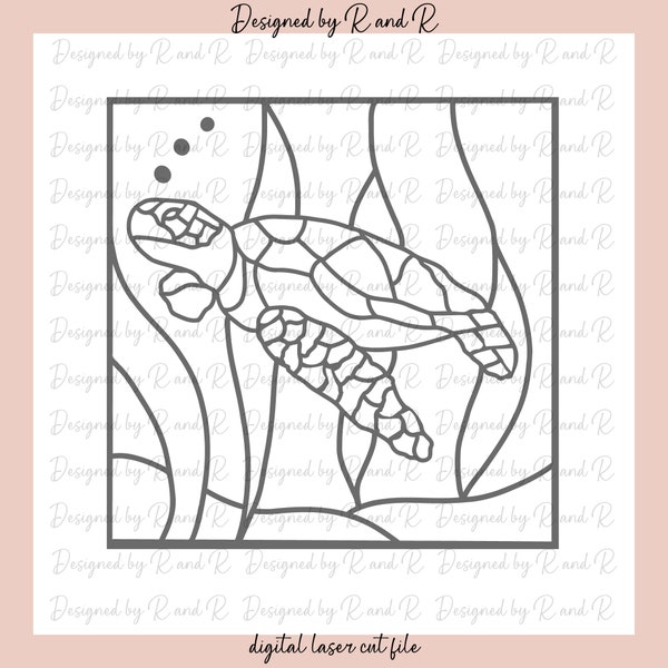 Turtle Mosaic - Etsy