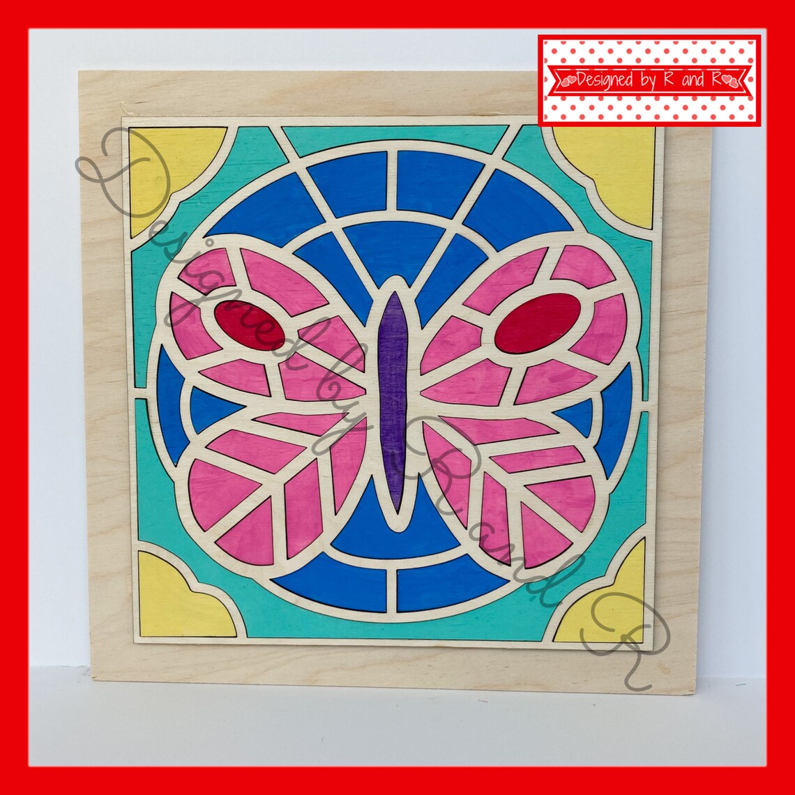 Butterfly Mosaic Pattern for Laser Cutters From Designed by R and R - Etsy