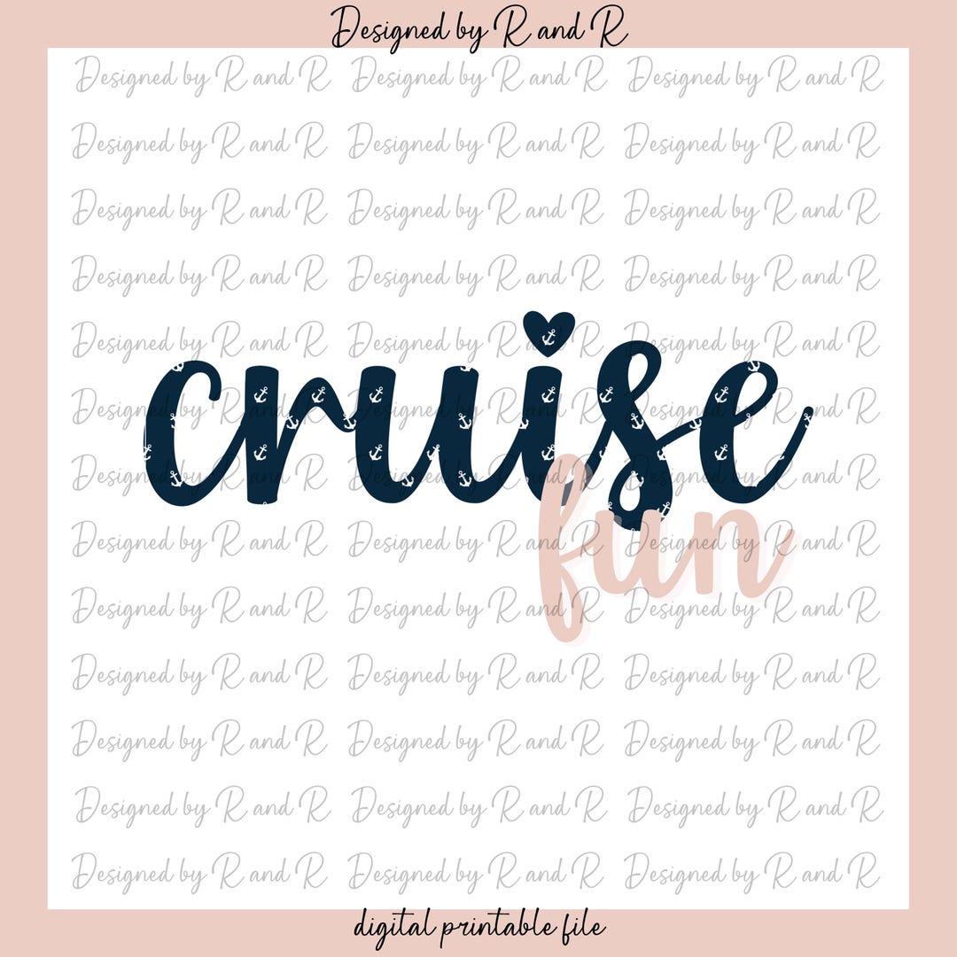 Cruise Fun PNG From Designed by R and R - Etsy
