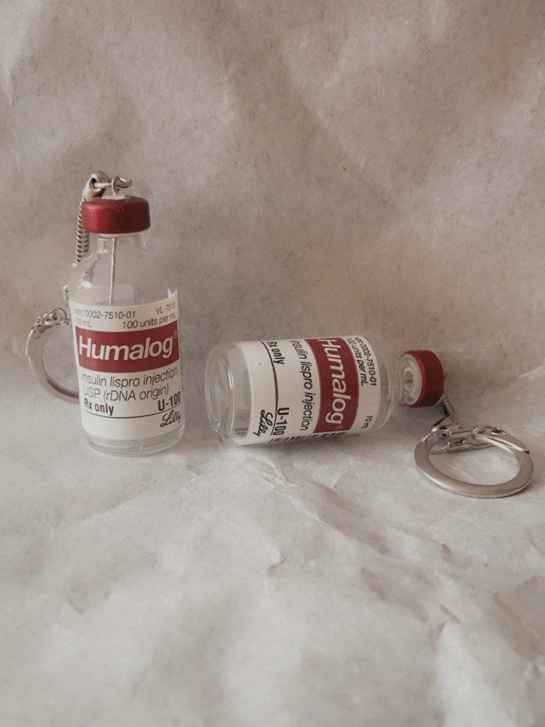 Insulin Vial Keychain - Etsy