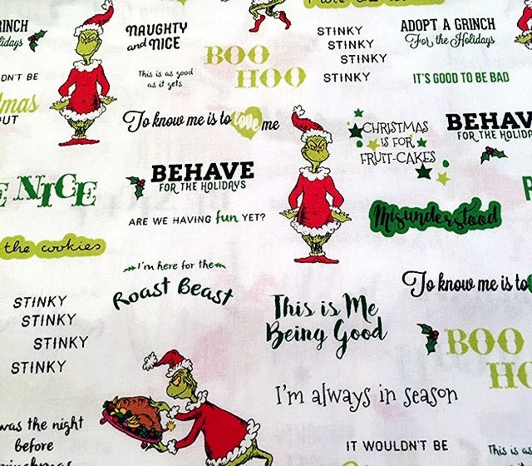 Naughty and Nice Grinchmas Grinch Stinky Regifter Fruit Cake Cookies ...