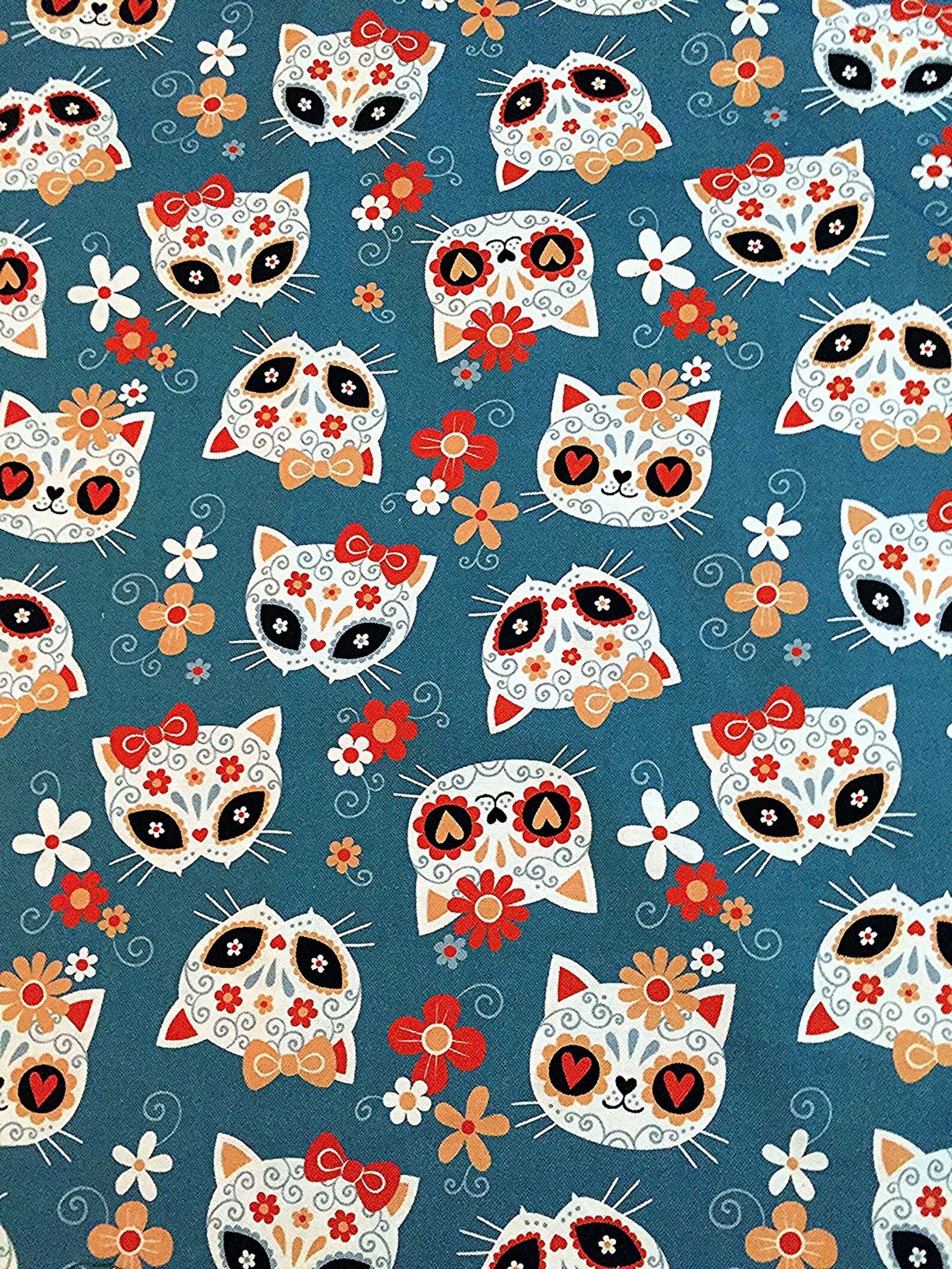 Cat Sugar Skulls Folklorico Cat Calaveras Cat Sugar Skull Cats | Etsy