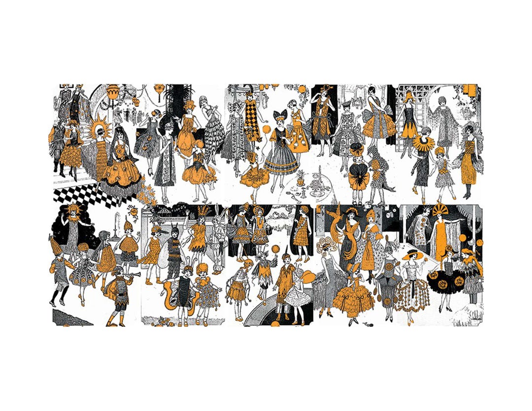 Roaring Twenties Flapper Costume Fabric: J Wecker Frisch Act II - Etsy