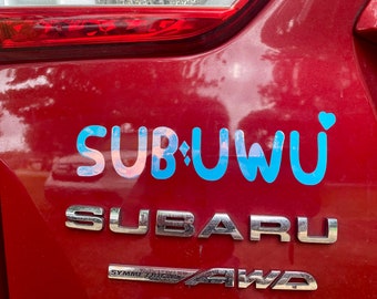 Subaru Girl Sticker - Etsy