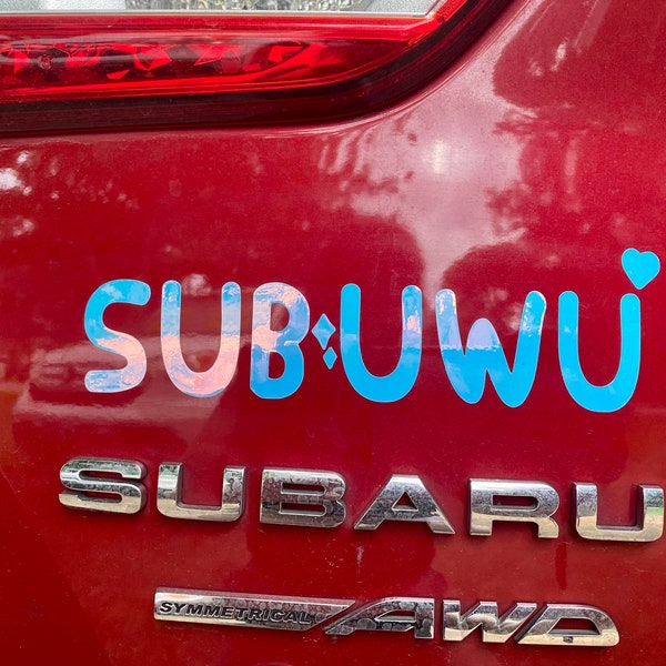 Subuwu Vinyl Sticker - Etsy