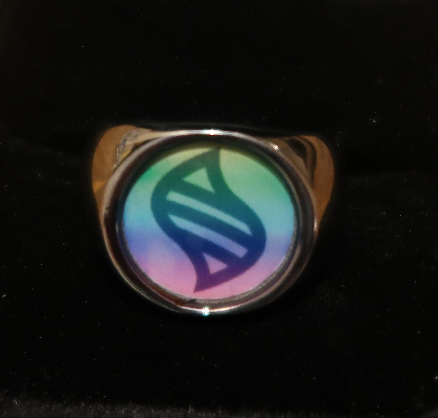 Key Stone Evolution Ring • Cosplay Gem Ring for Men • Hypoallergenic ...