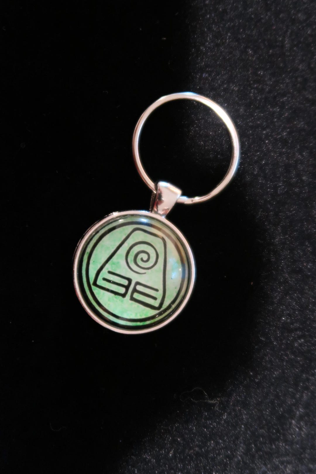 AVATAR Earth Tribe Glass Tile Necklace Katara the Last Airbender Anime ...