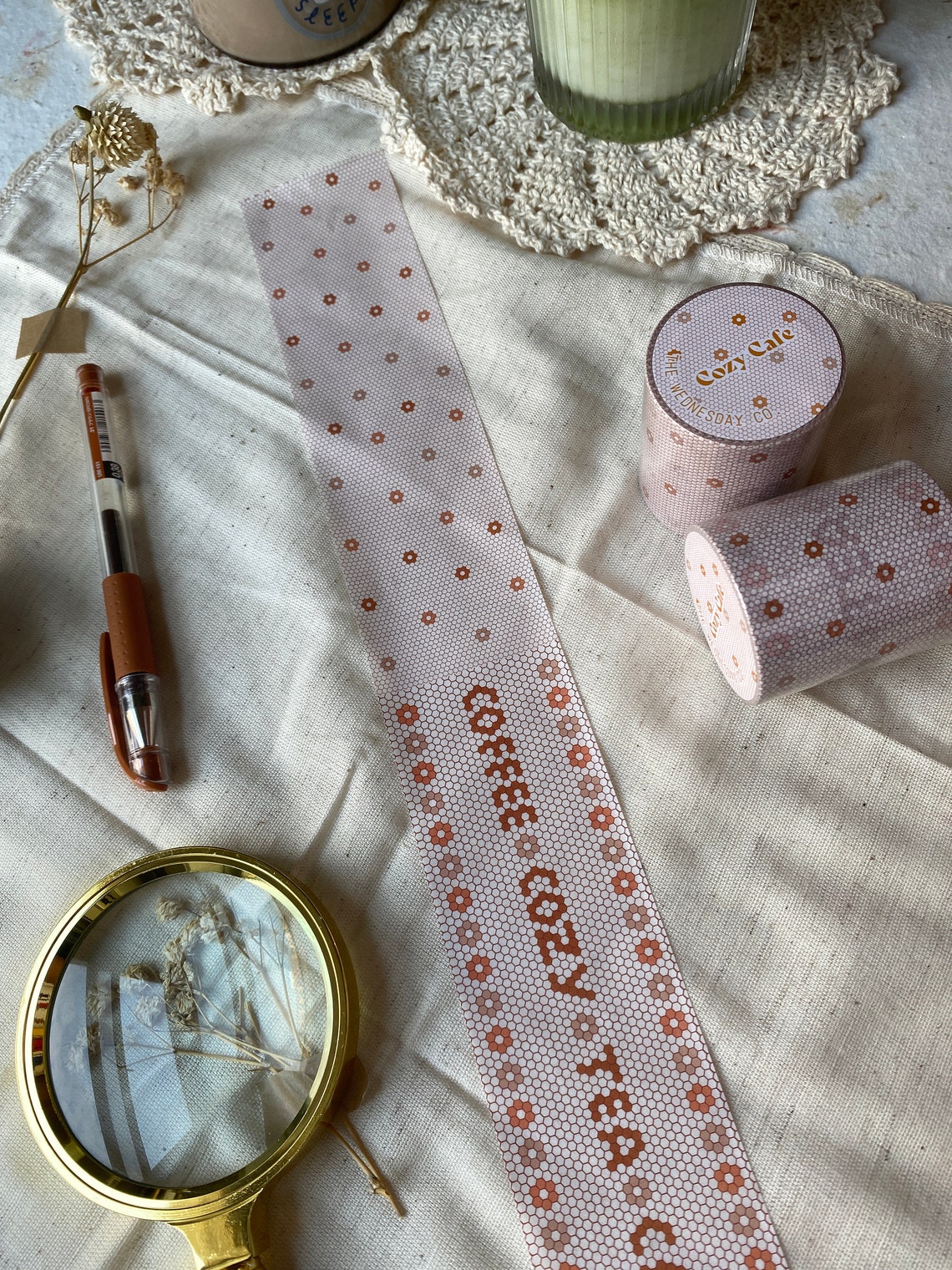 Cozy Cafe Washi Tape // Cafetile Washi Tape // Decorative Washi Tape ...