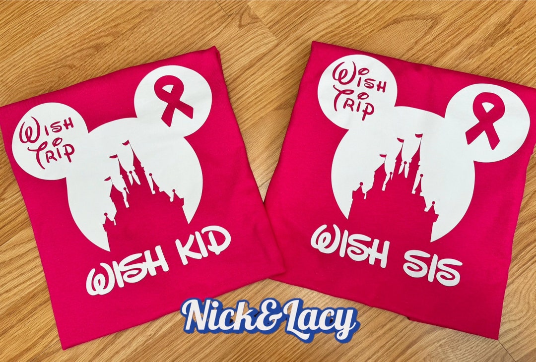 Kids Wish Trip / Make A Wish Shirt / Disney World / Magic Kingdom ...