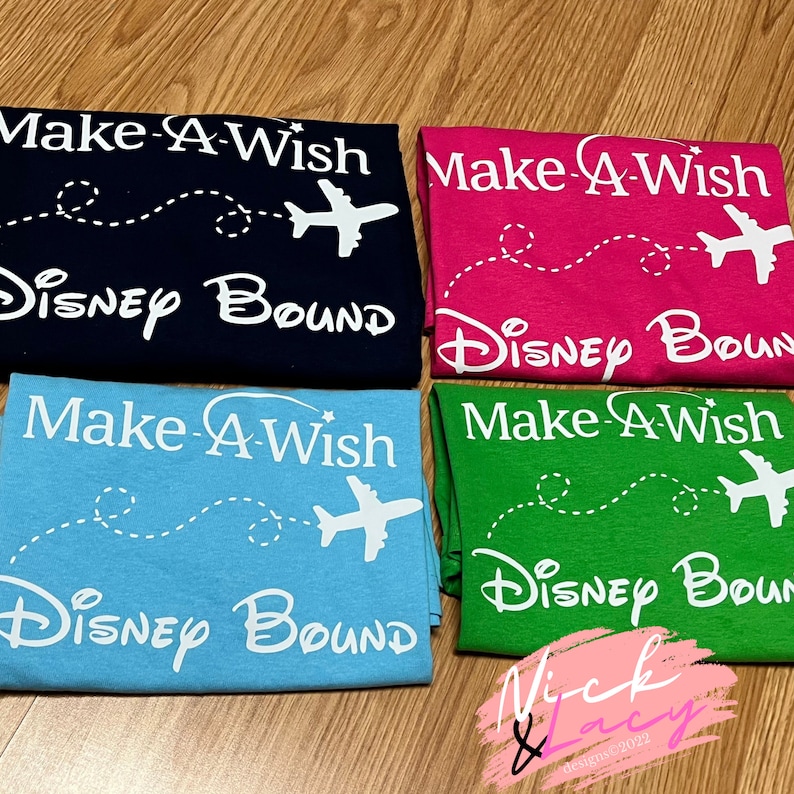 Make A Wish Airplane Shirt / Travel Disney Florida Bound / Airplane ...