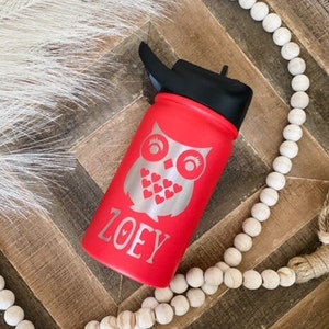 XOXO & Owl With Name | Custom Personalized Stainless Steel Tumbler With ...