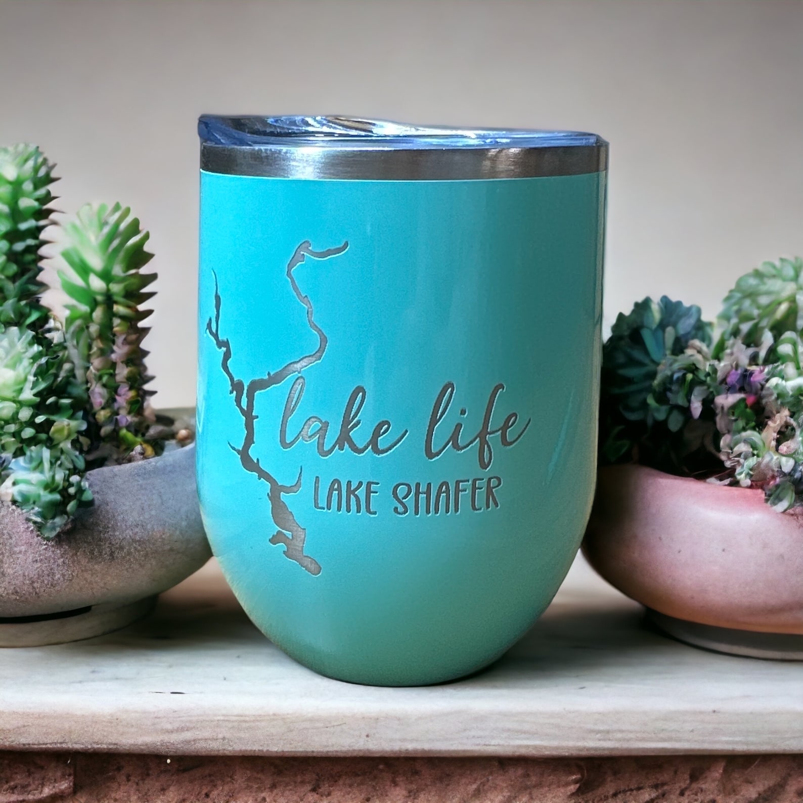 Custom Lake Map Tumbler | Lake Life "lake" Wine Glass, Custom ...