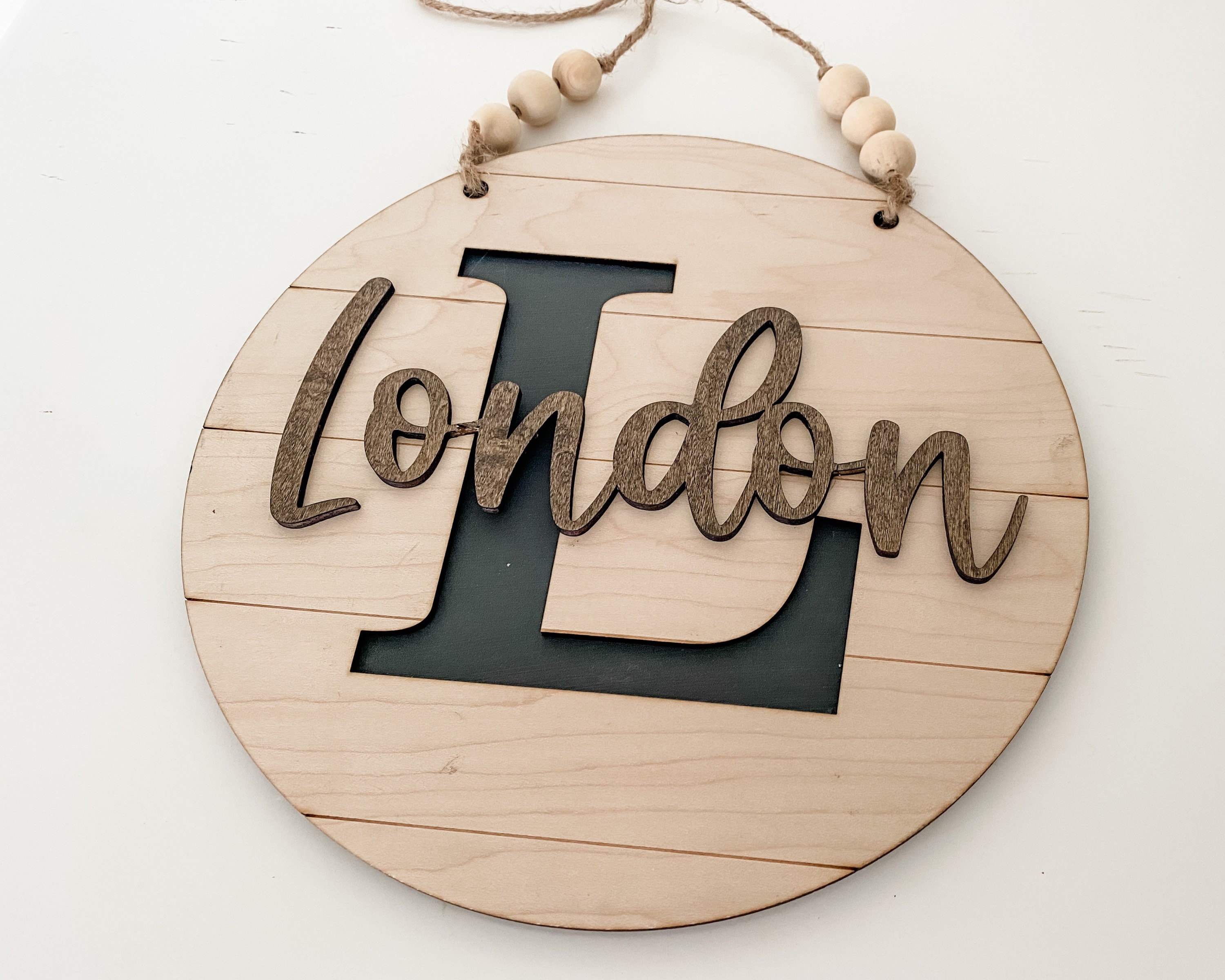 Personalized Door Sign Custom Engraved Wood Door Hanger for - Etsy