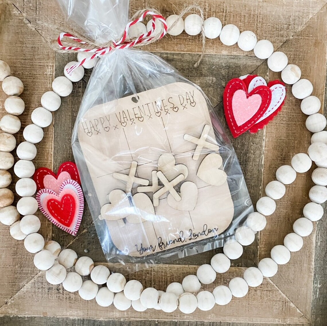 Tic Tac Toe Valentine Valentines Day Gift for Kids - Etsy