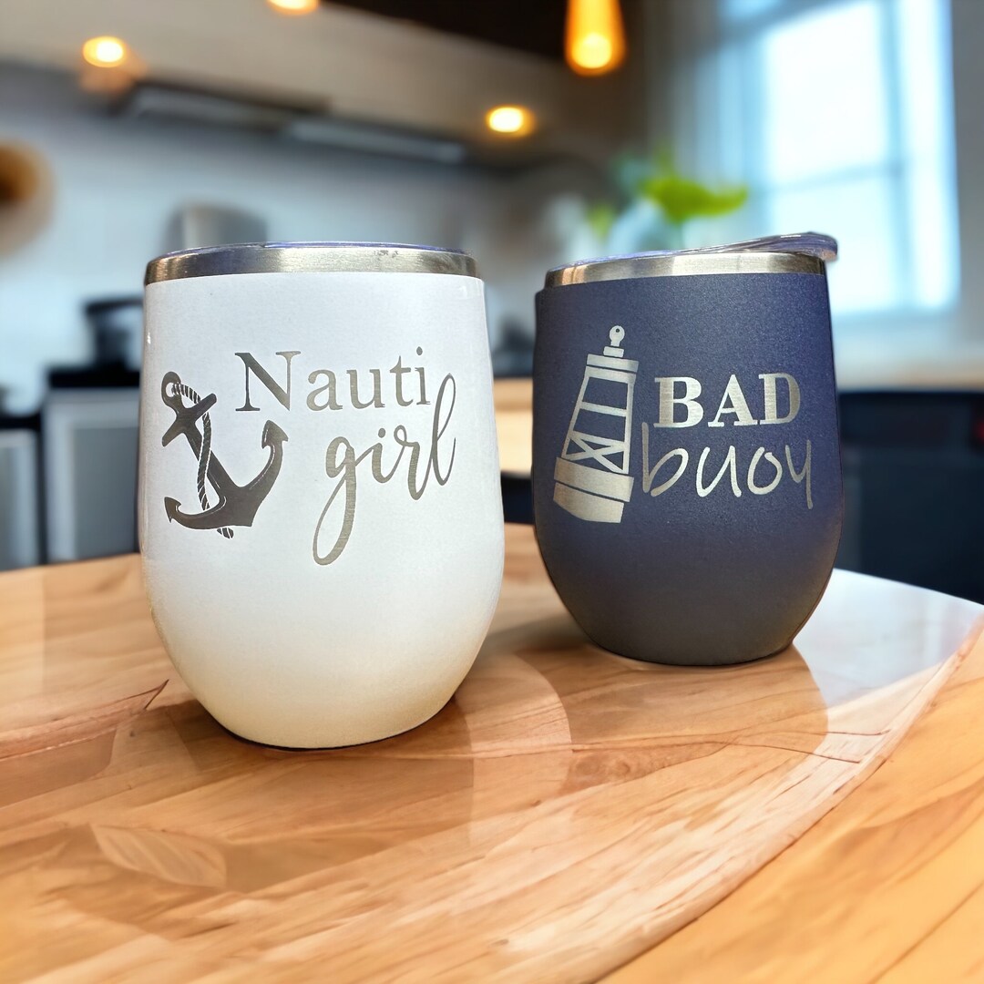 Nautical Tumblers | Custom Personalized Cocktail Cup, Insulated ...