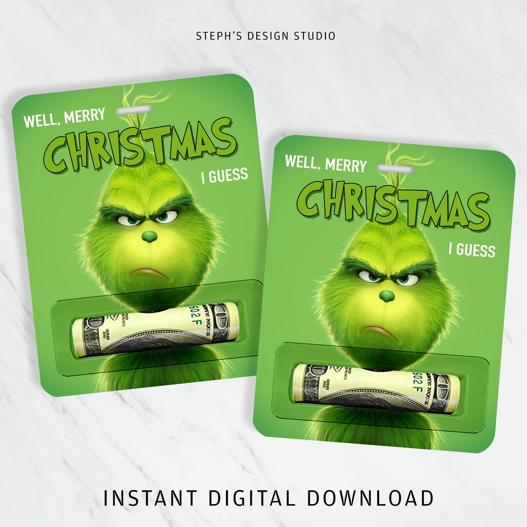 Christmas Money Card, Christmas Money Holder, Money Card, Money Card ...