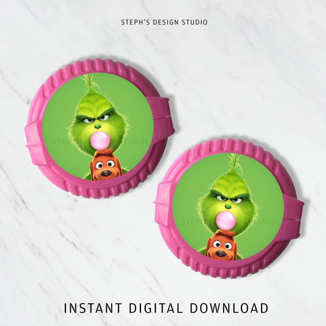 Christmas Gum Labels - Christmas Party- INSTANT DOWNLOAD - Christmas ...