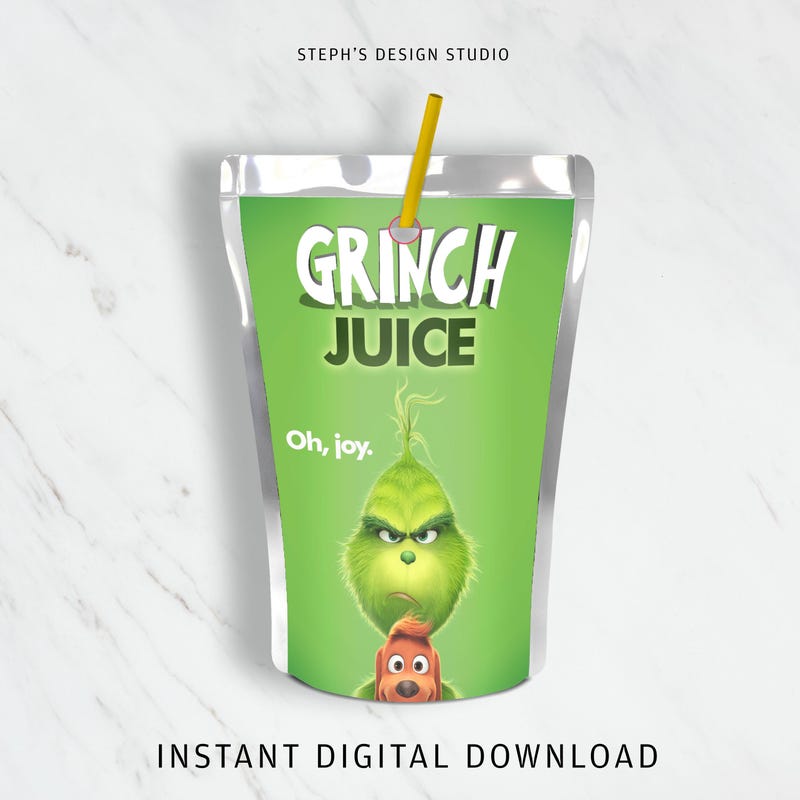 Grinch Labels - Etsy