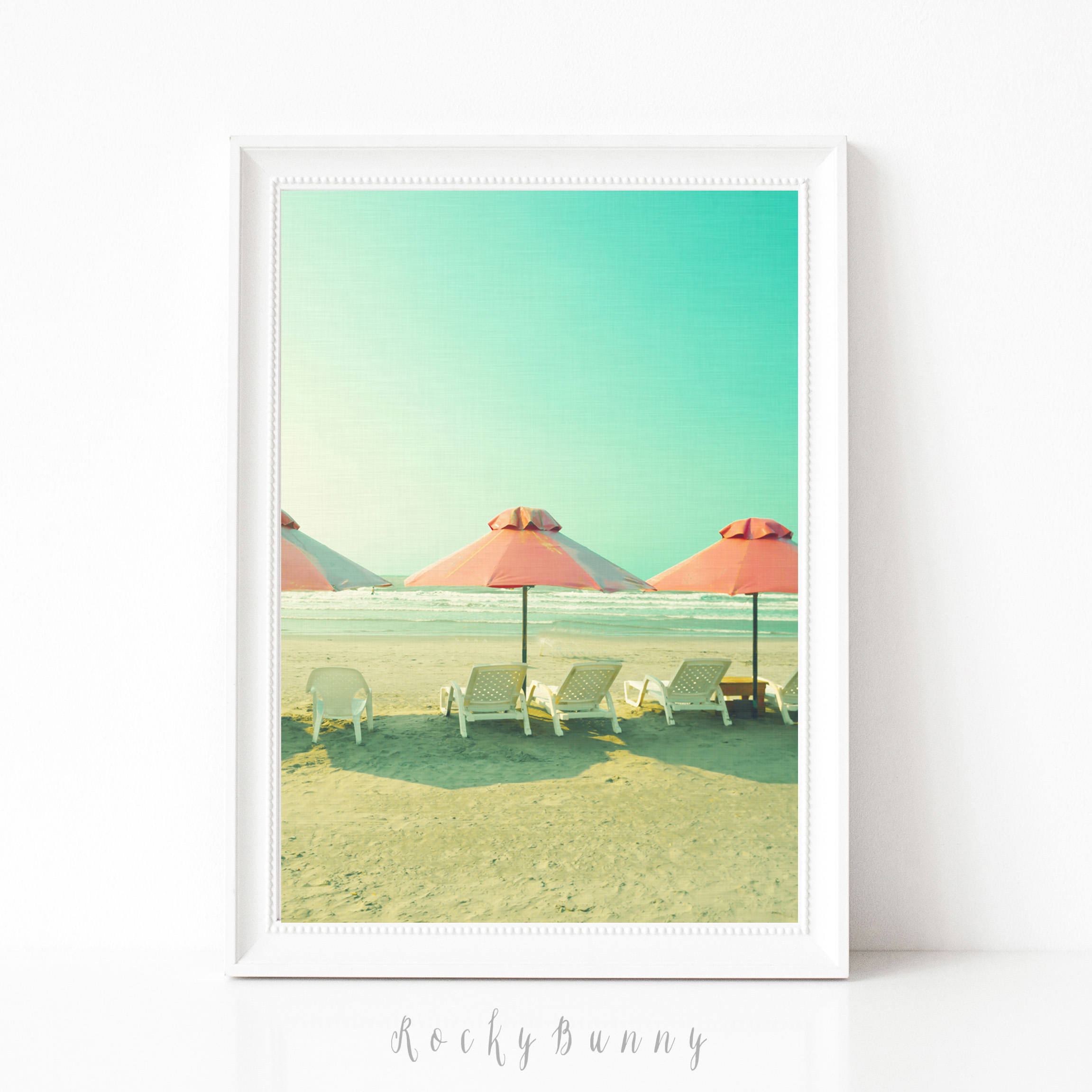 Printable Beach Poster, Vintage Instant Download Prints, Digital Wall ...