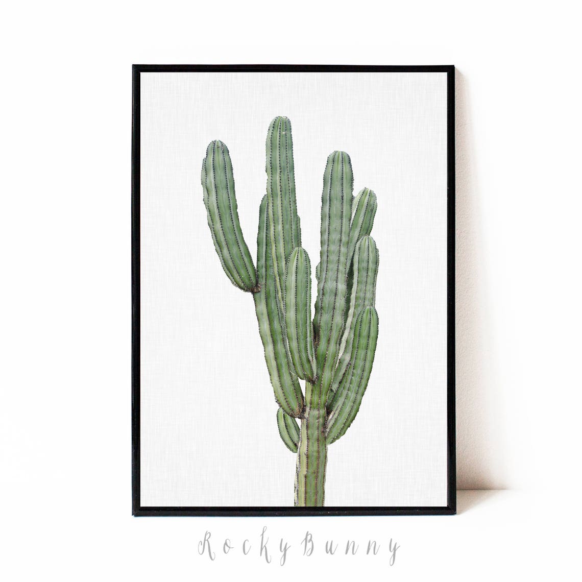 Cactus Print, Modern Cactus Printable Poster, Digital Download Cactus ...