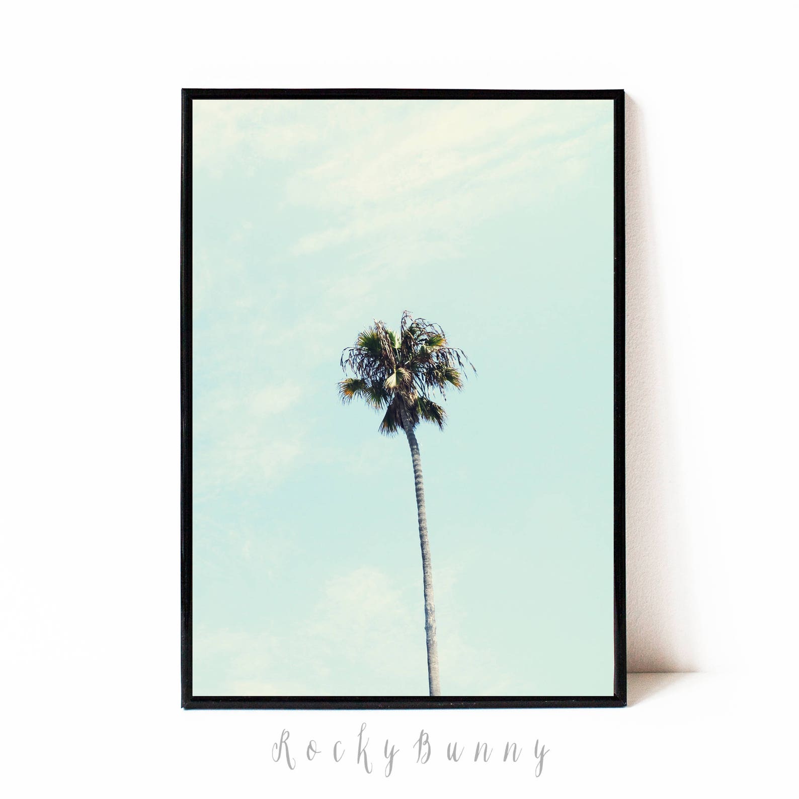 Palm Tree Print Wall Art Poster Printable Wall Decor - Etsy